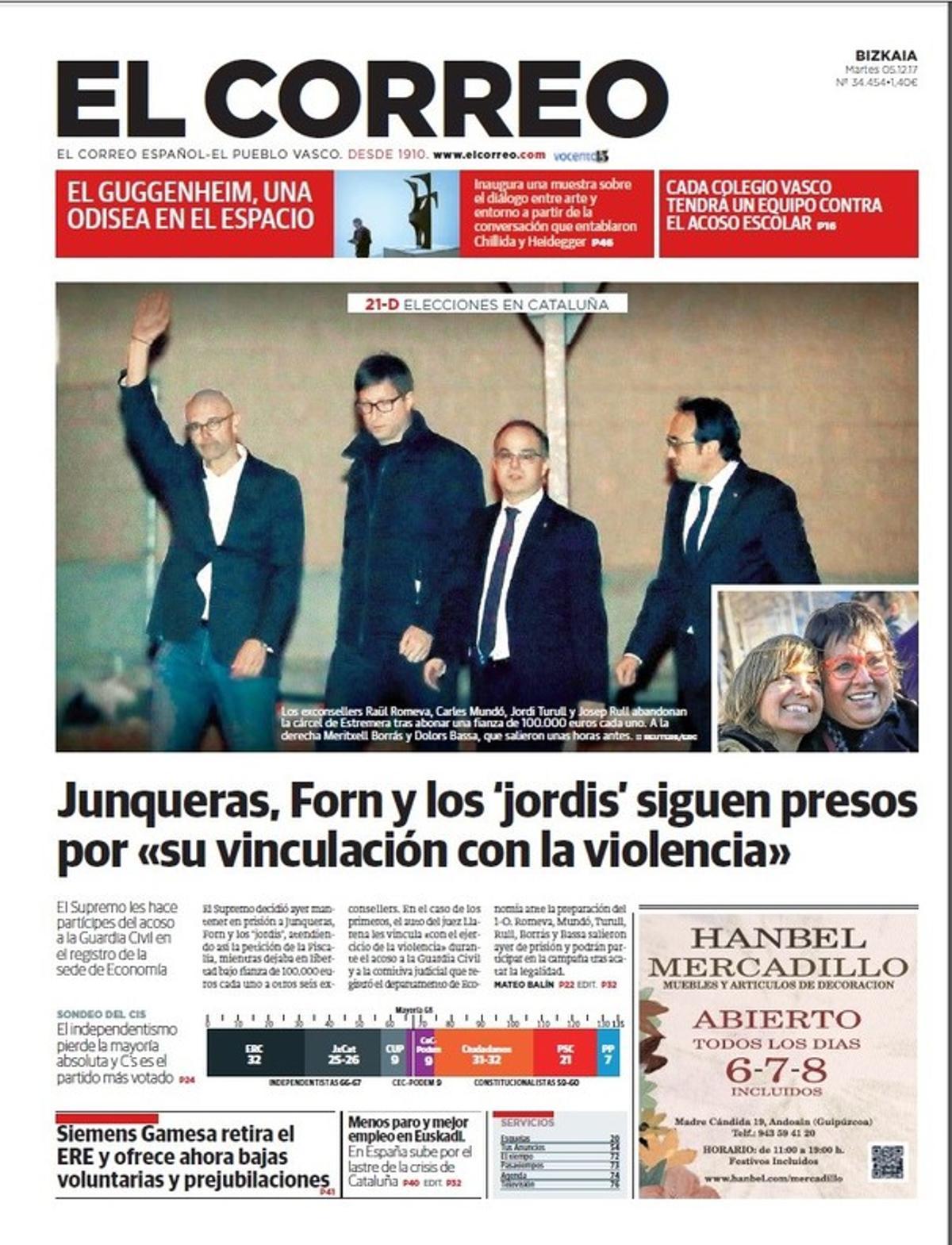 Prensa hoy: Los diarios de Madrid ven posible el cambio en Catalunya