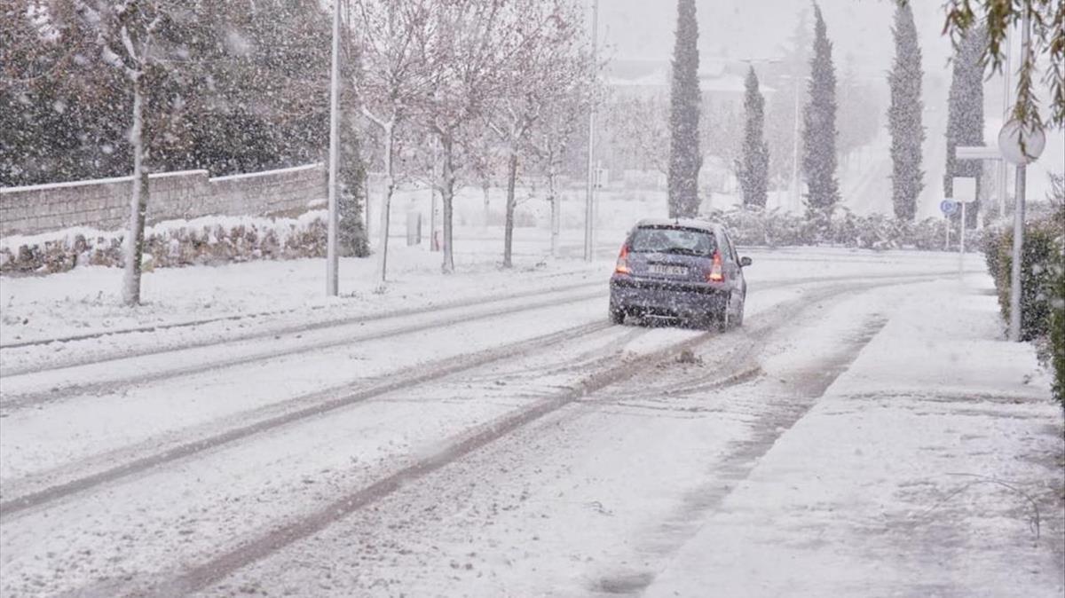 La nevada Filomena en España, en imágenes