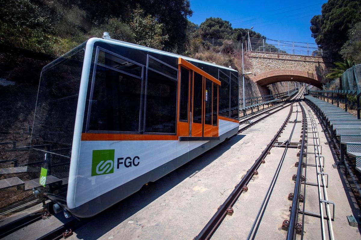 El funicular de Vallvidrera vuelve a cerrar en agosto por obras