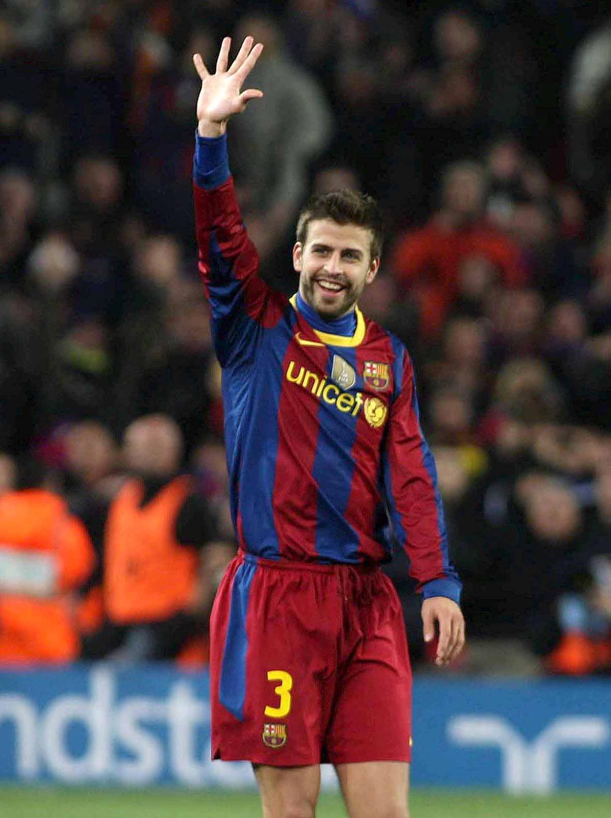La carrera de Piqué en imágenes