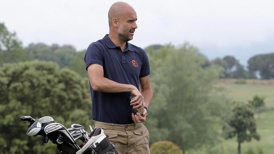 Guardiola fue campeón cuando jugaba a golf