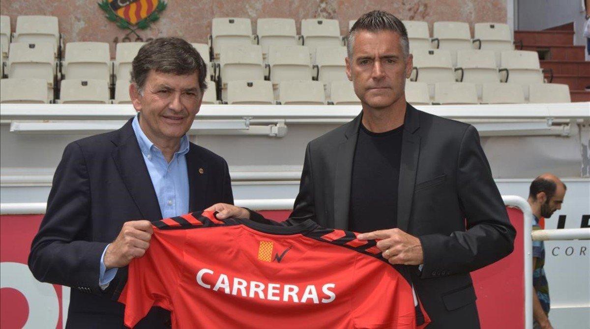 El Nàstic presenta a un Lluís Carreras ilusionado