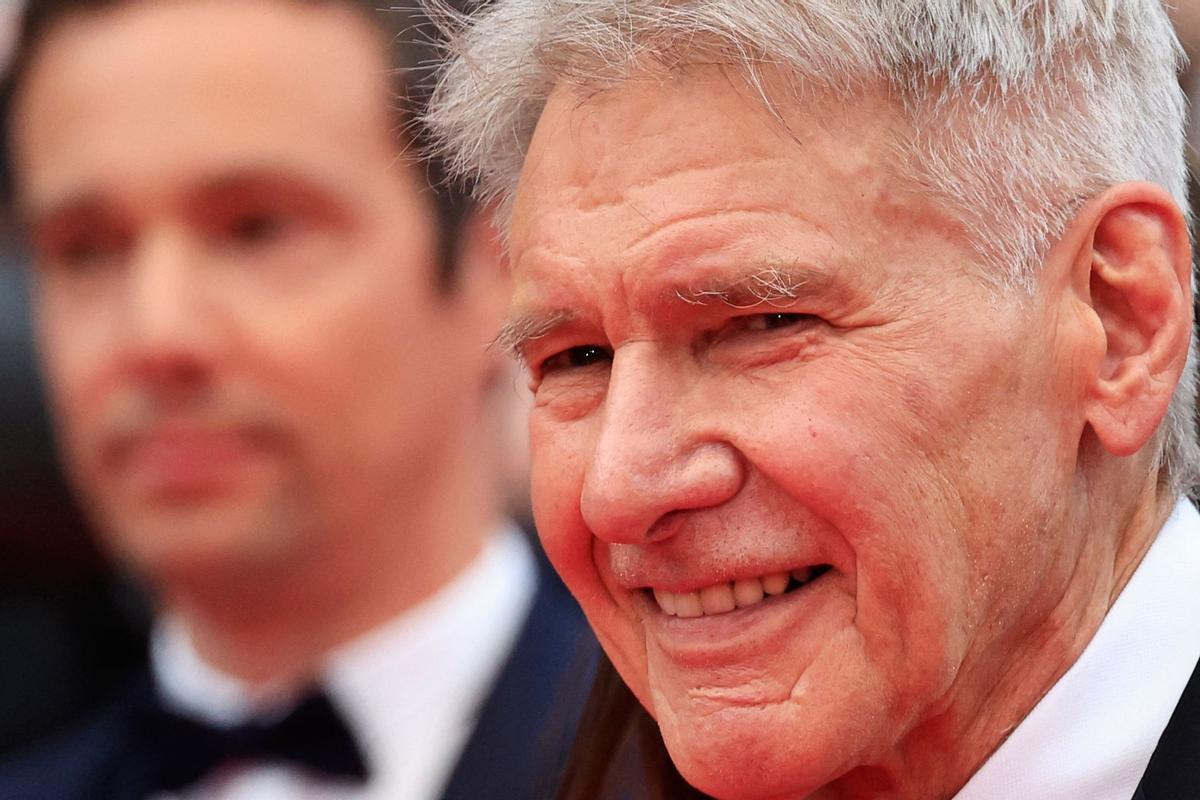 Harrison Ford presenta la quinta entrega de Indiana Jones en Cannes