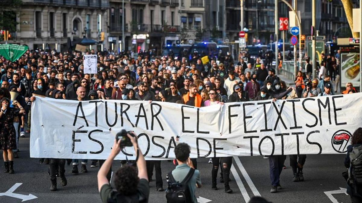 Una manifestación antifascista prevé encararse con la protesta de ...