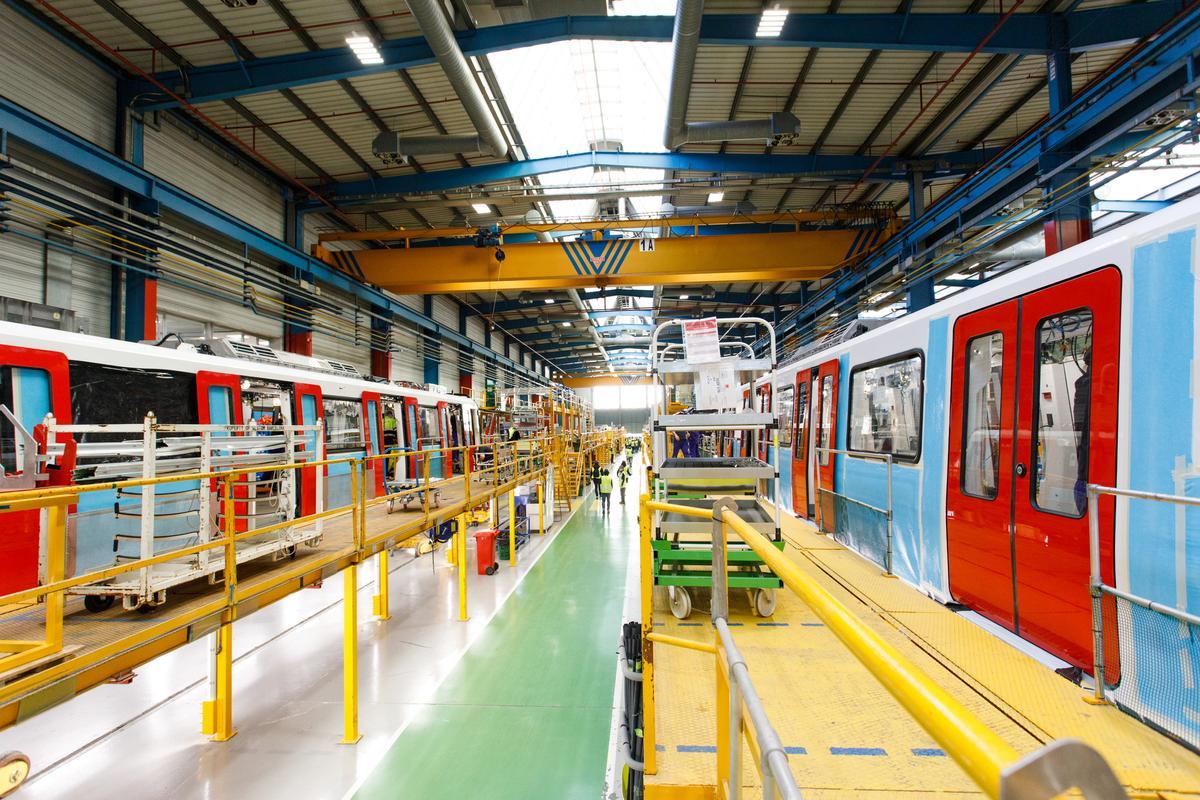 Así se fabrican los nuevos trenes de las líneas 1 y 3 del metro de ...