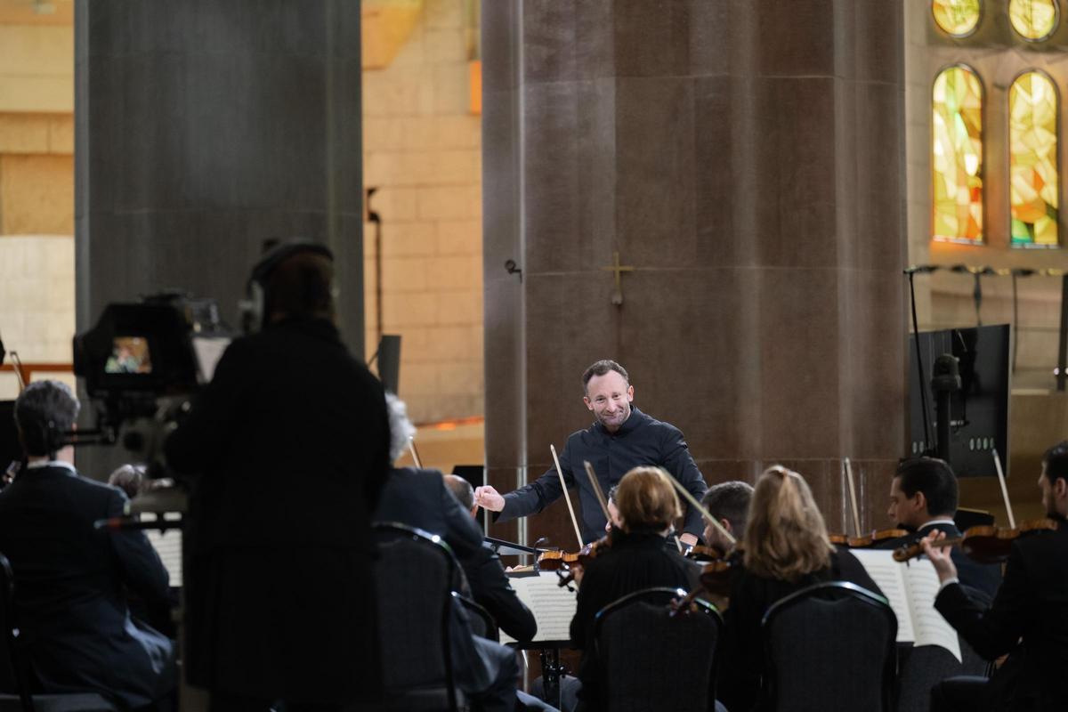 La Filarmónica de Berlín en la Sagrada Familia.