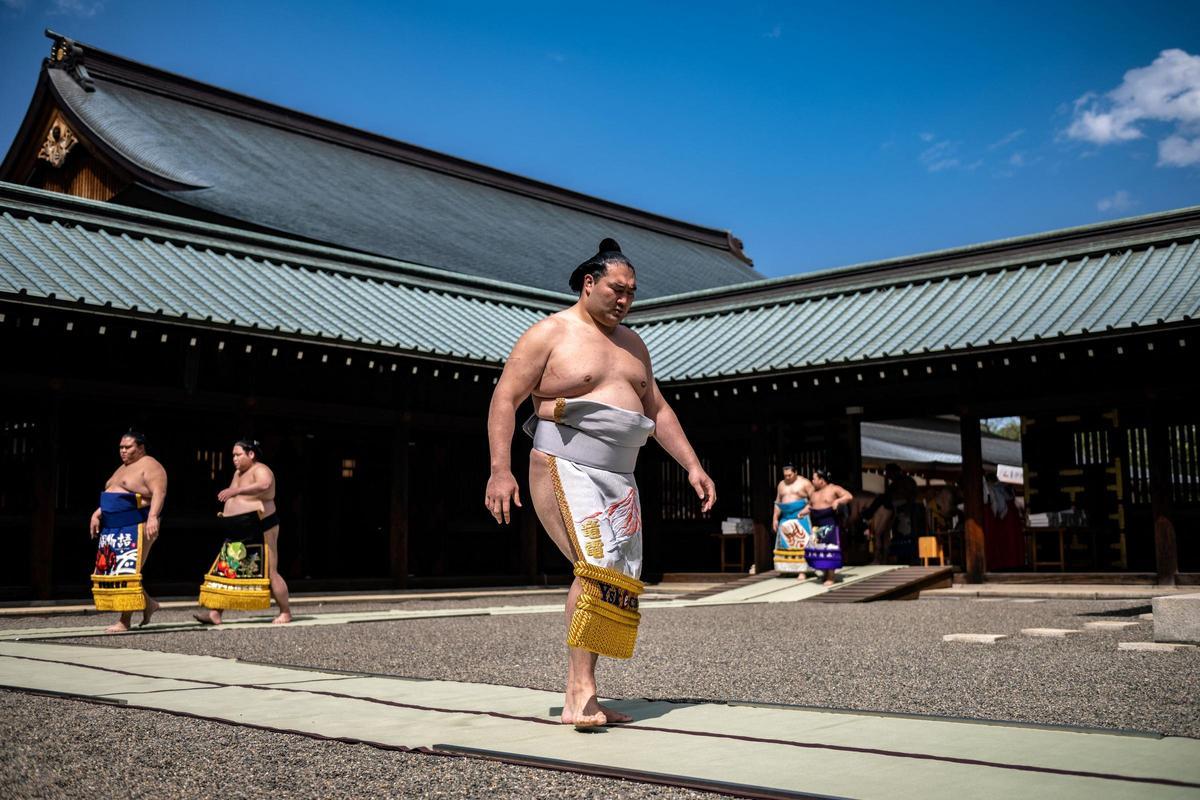 Torneo anual de sumo Honozumo en Tokio | FOTOS