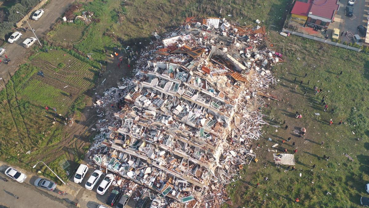 VÍDEO | La destrucción del terremoto de Turquía, a vista de pájaro ...