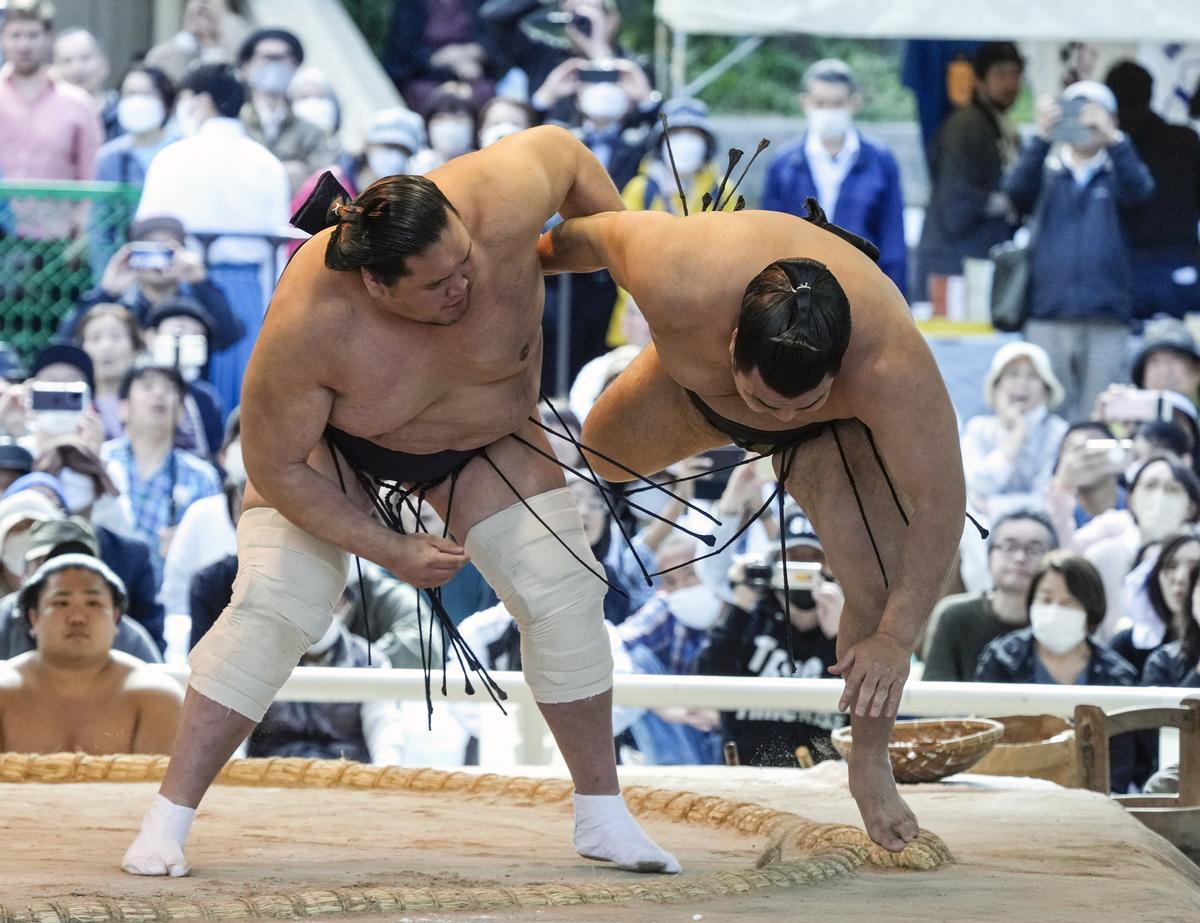 Torneo anual de sumo Honozumo en Tokio | FOTOS