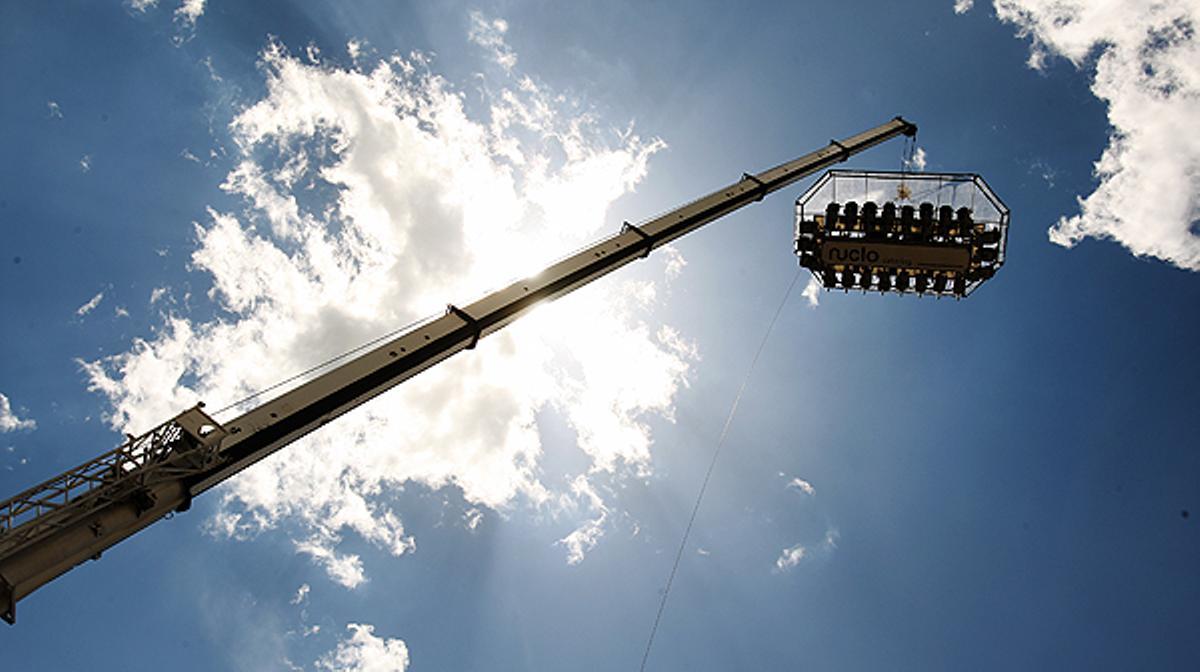 Un restaurante a 45 metros de altura