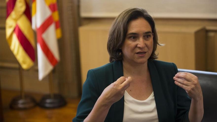 Ada Colau: «Torra també hauria d'haver condemnat els insults»