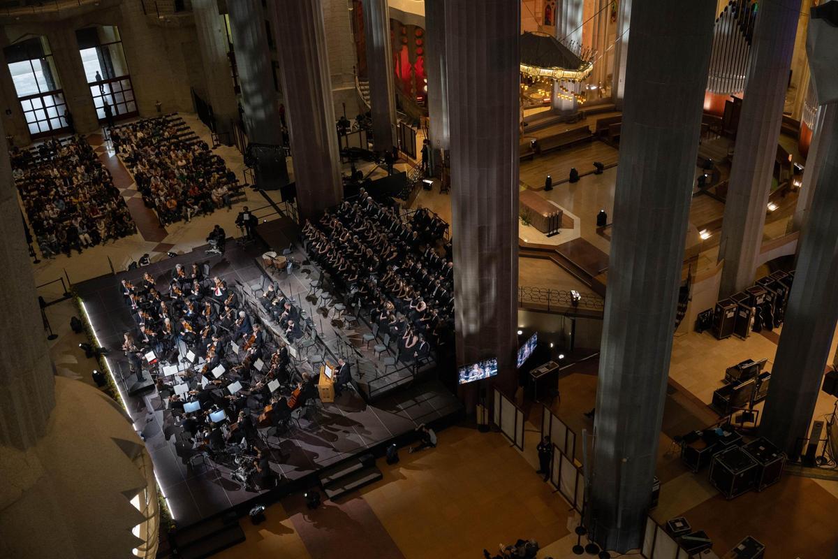 La Filarmónica de Berlín en la Sagrada Familia.