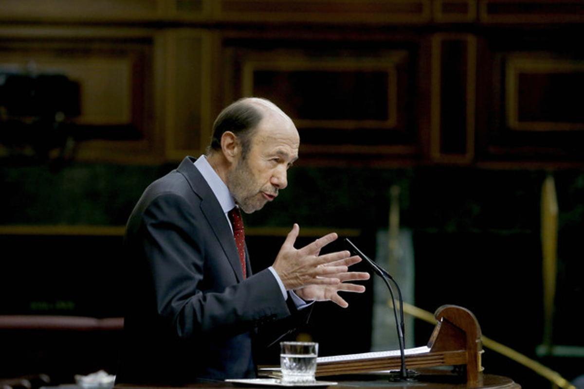 Rubalcaba: "Estos son Presupuestos de un país intervenido"
