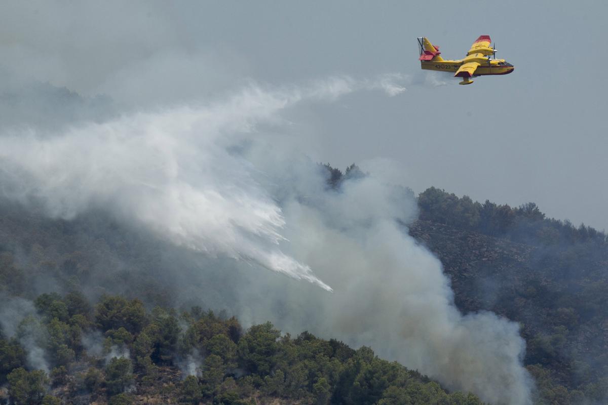 El incendio de Artana ha quemado cerca de 1.400 hectáreas
