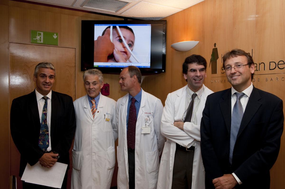 Primer cateterismo a un feto de 26 semanas en Catalunya