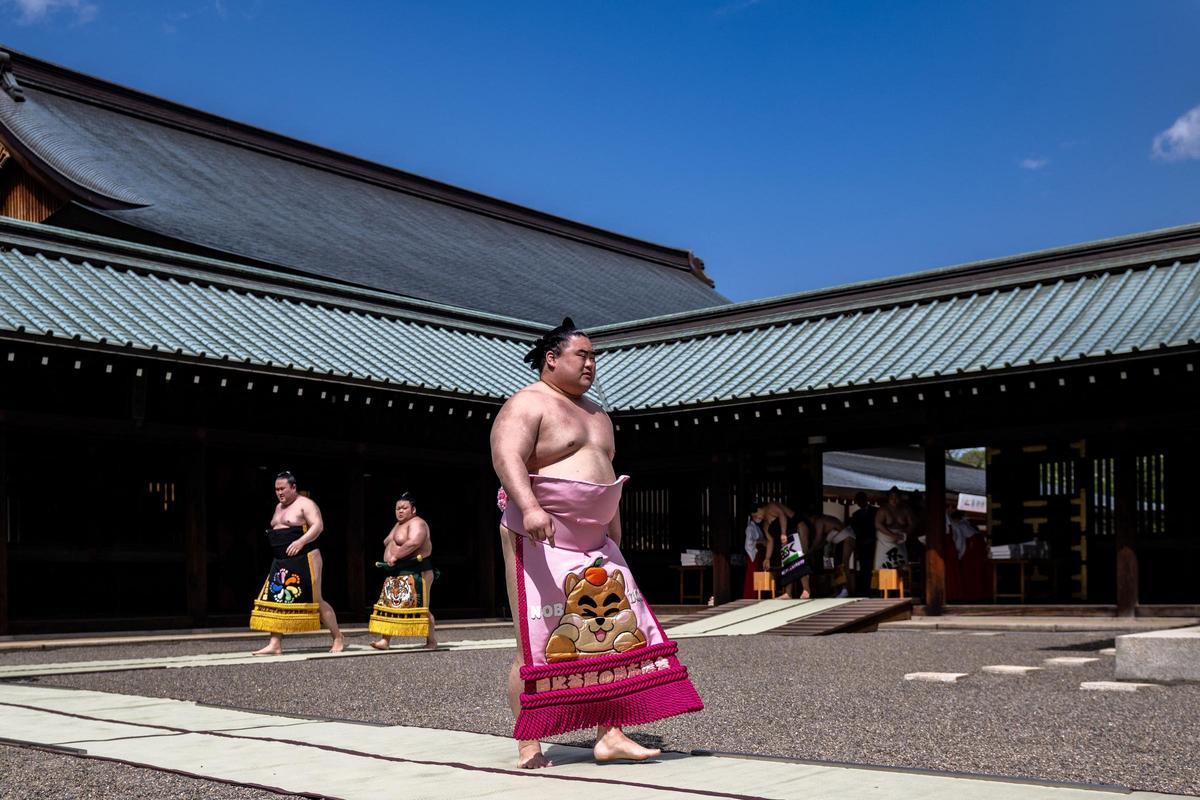 Torneo anual de sumo Honozumo en Tokio | FOTOS