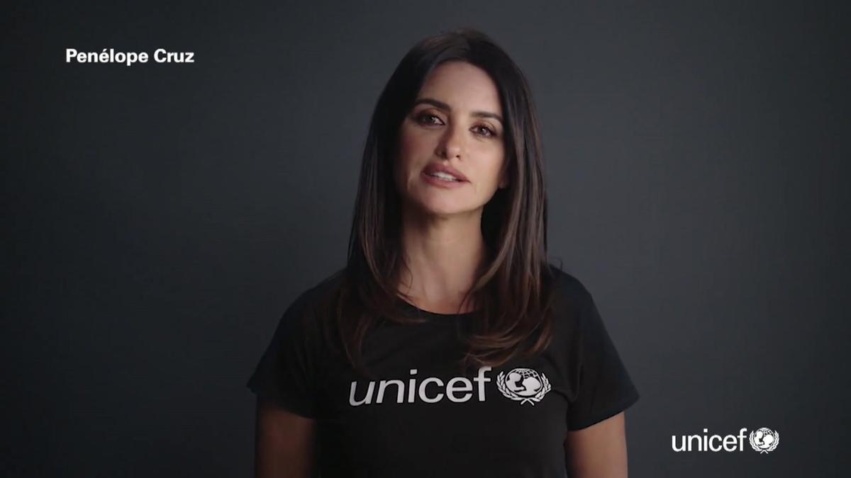 Penélope Cruz, imagen de la nueva campaña de Unicef contra la ...