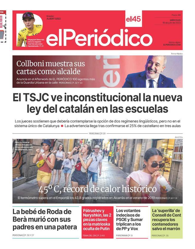 Portadas de EL PERIÓDICO