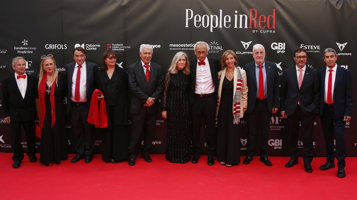 Gala People in Red