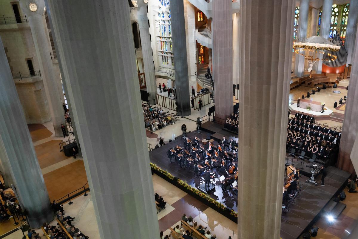La Filarmónica de Berlín en la Sagrada Familia.