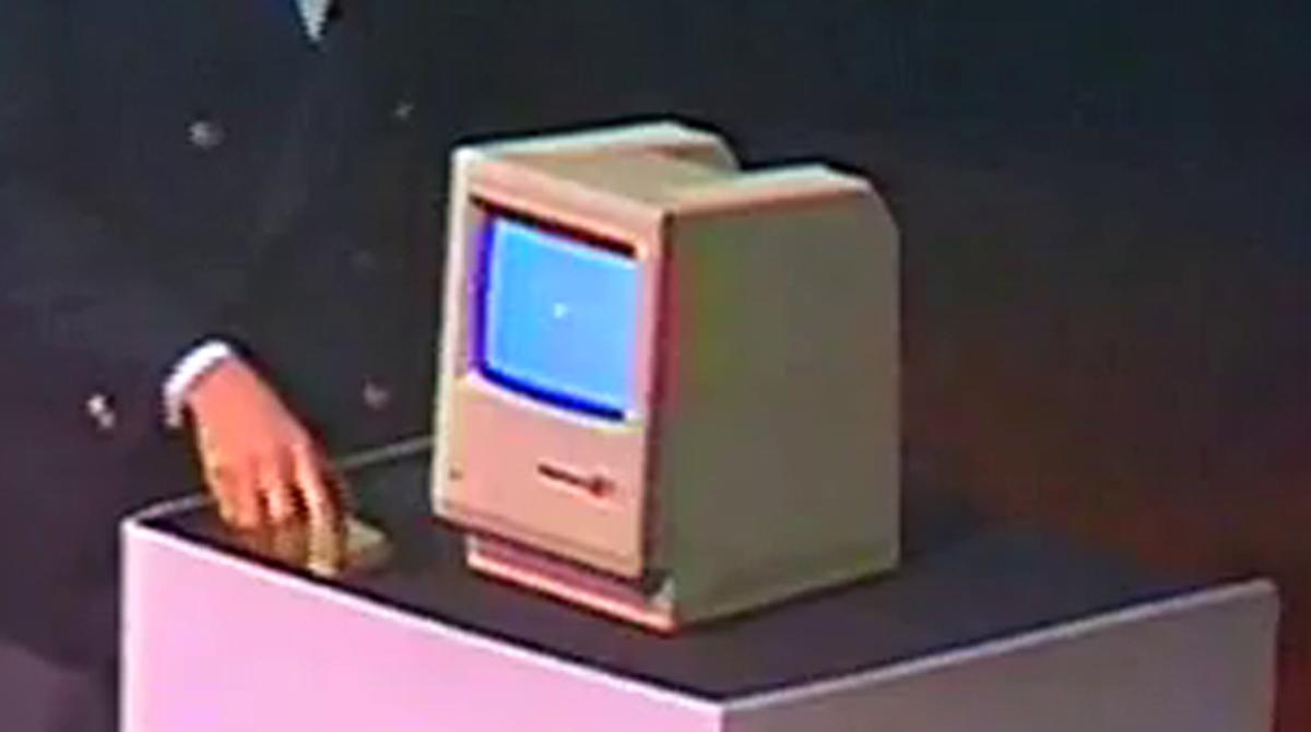 Presentación de Steve Jobs de uno de los primeros ordenadores personales