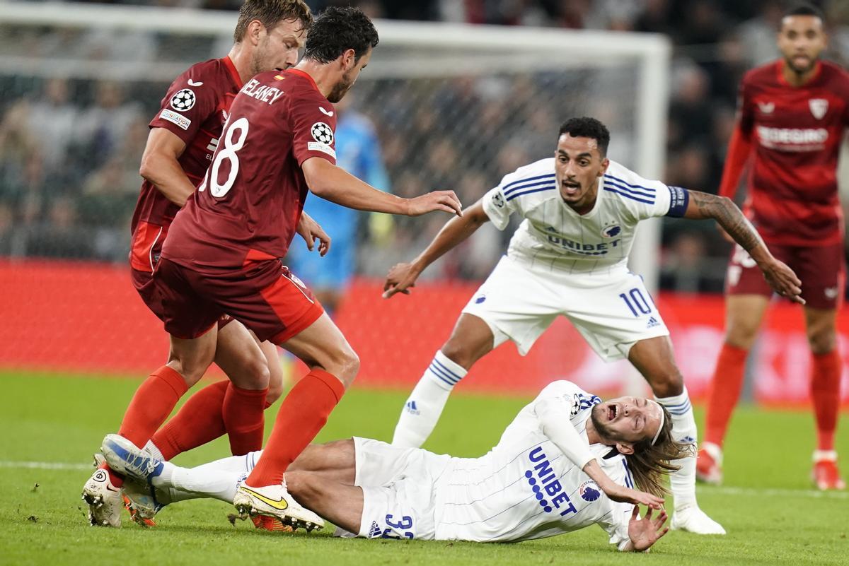 Champions League | Copenhague-Sevilla, en imágenes | FOTOS