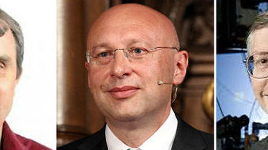 Eric Betzig, Stefan W. Hell y William E. Moerner, Nobel de Química