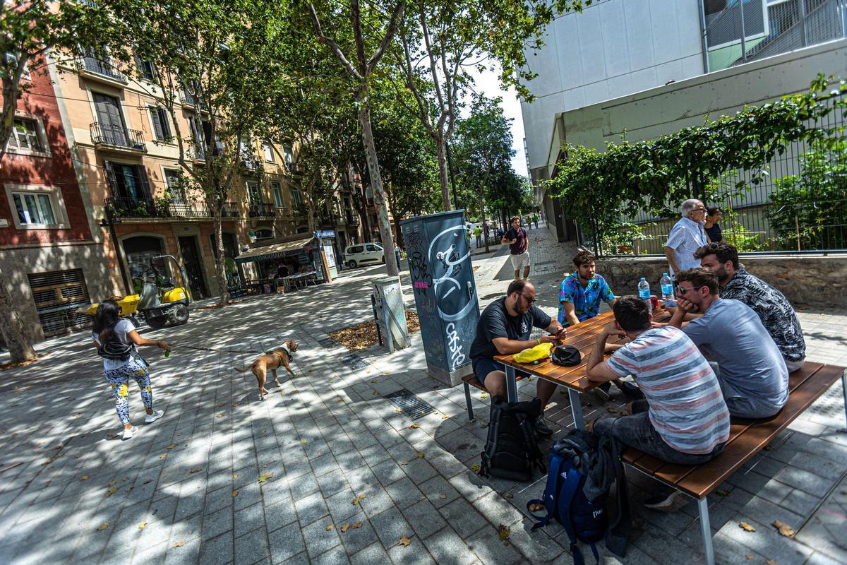 Escenas inesperadas de la Superilla del Eixample | FOTOS