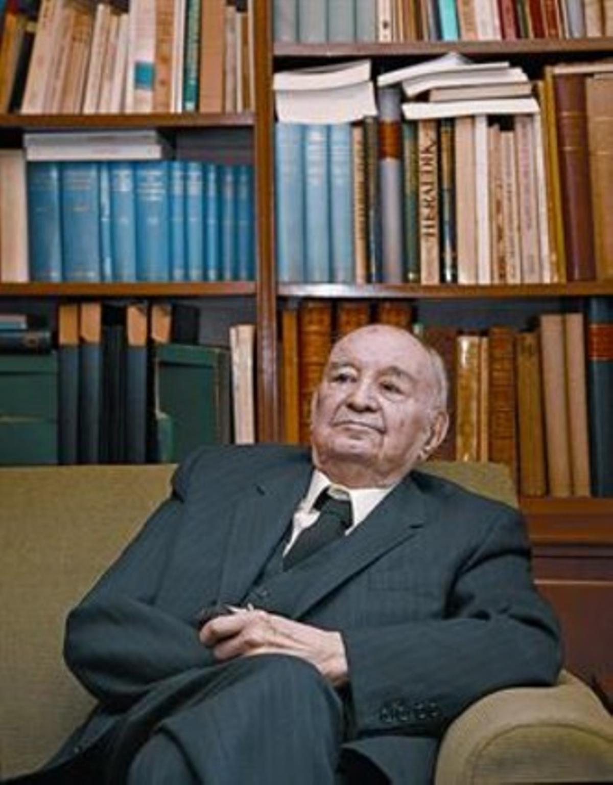 El medievalista Martí de Riquer fallece a los 99 años