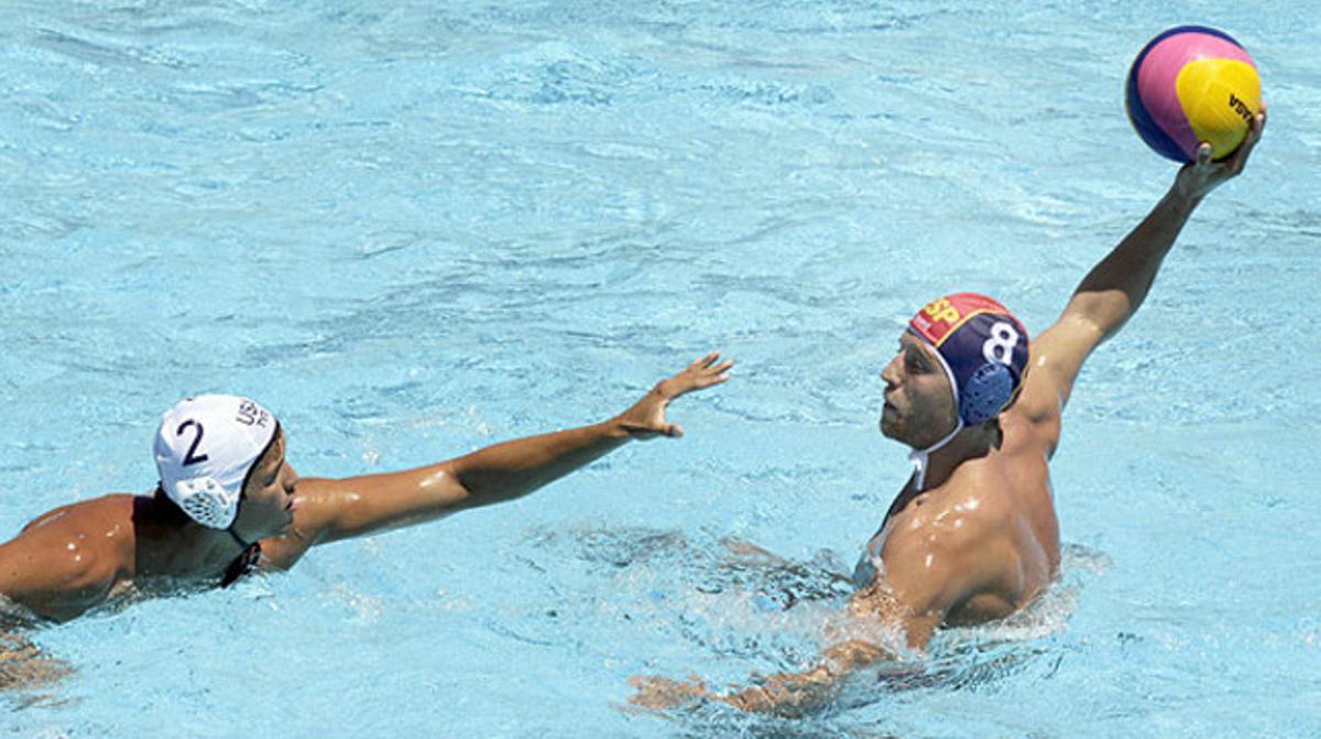 La selección española de waterpolo doblega a EEUU