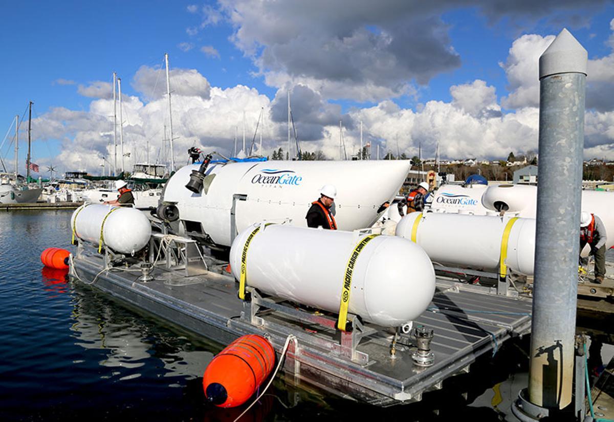 Así es el 'Titan', el submarino que llevaba turistas al 'Titanic' | FOTOS