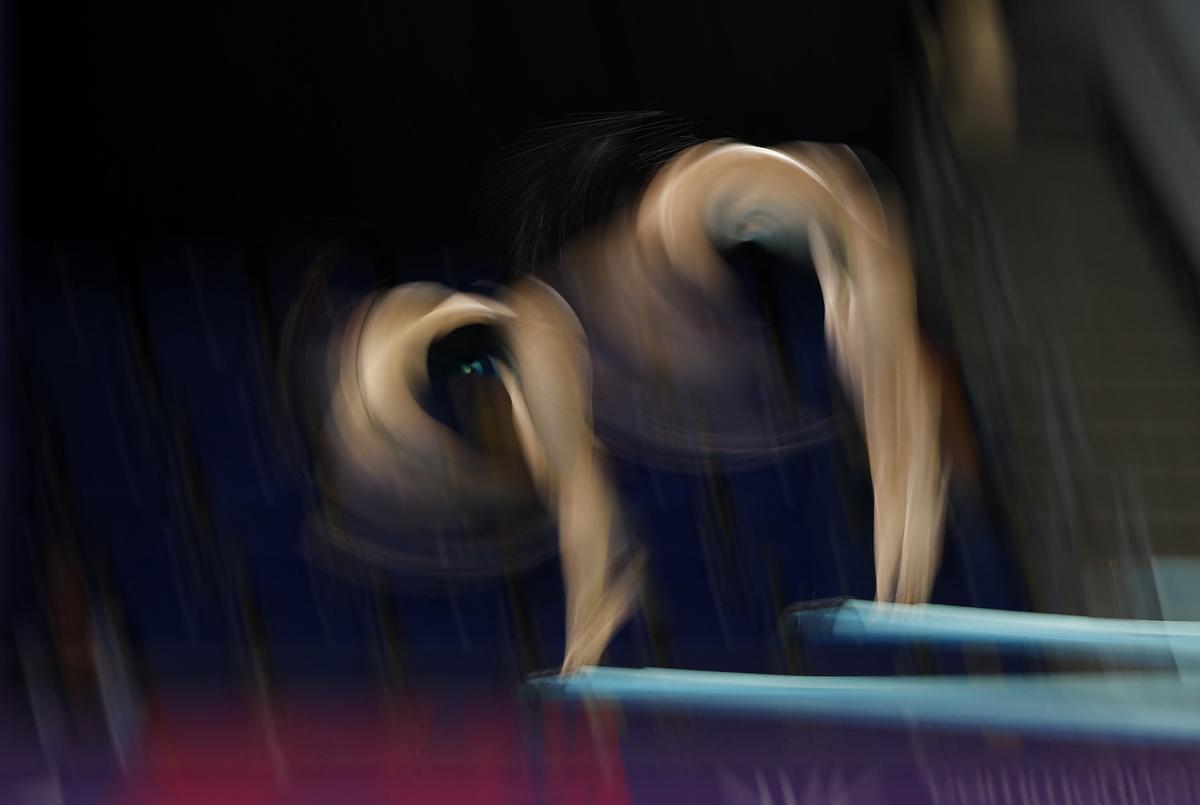 Saltos de sincronizada mixta en Birmingham 2022