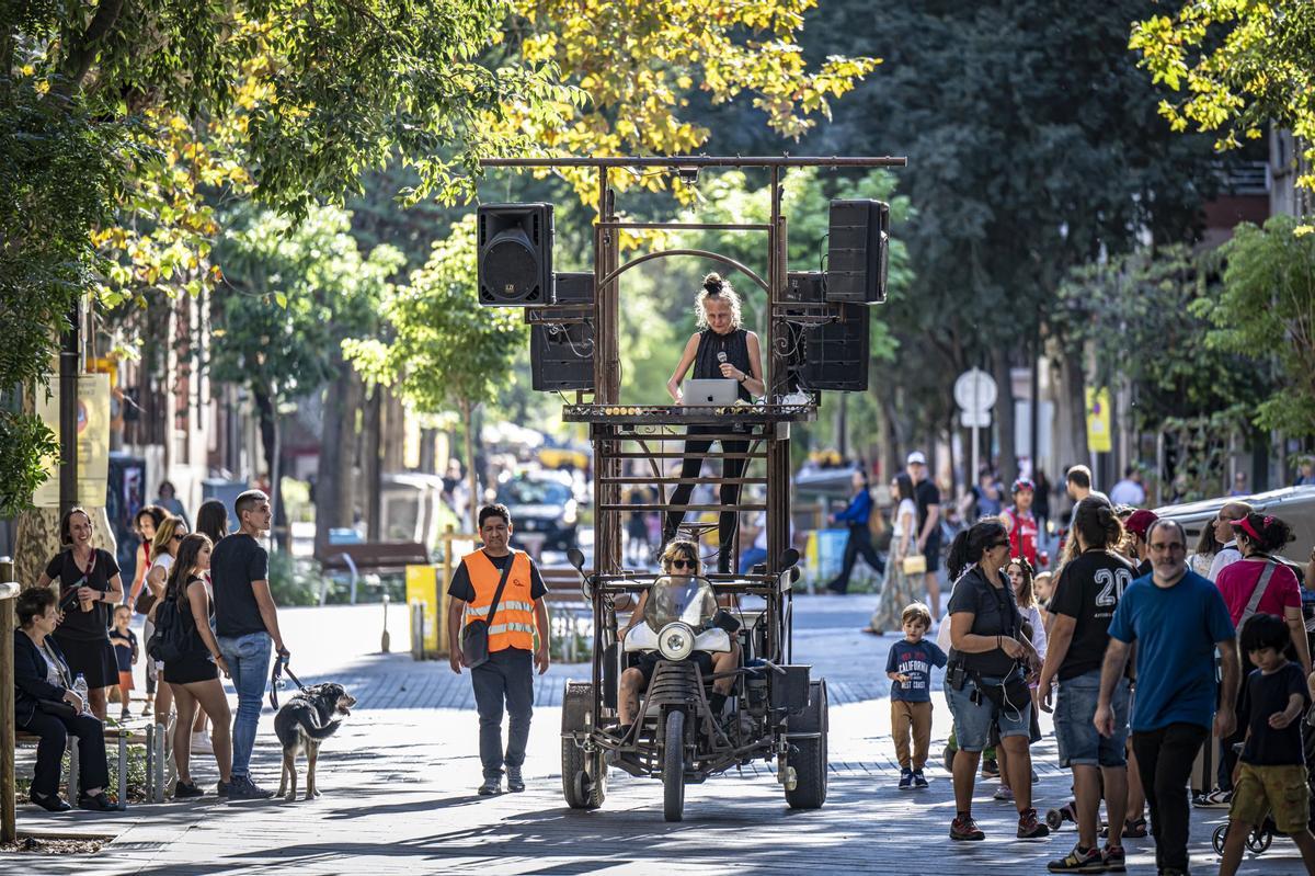 La Mercè en la 'superilla' de Consell de Cent | FOTOS