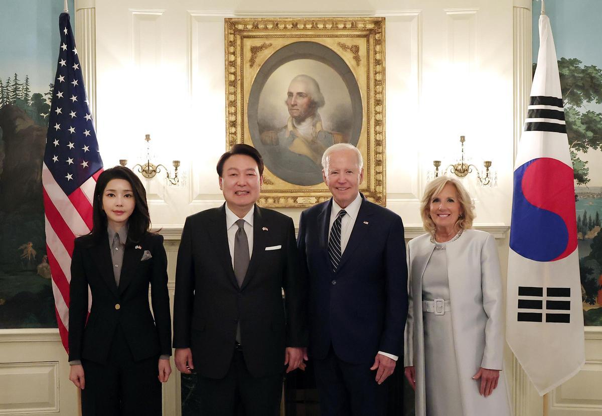El presidente de Corea del Sur visita a Biden en la Casa Blanca | FOTOS