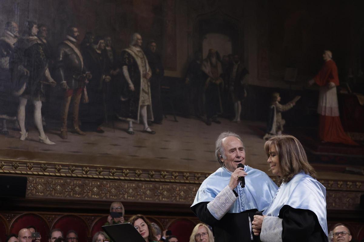 Joan Manuel Serrat y Maria del Mar Bonet, investidos doctores honoris ...