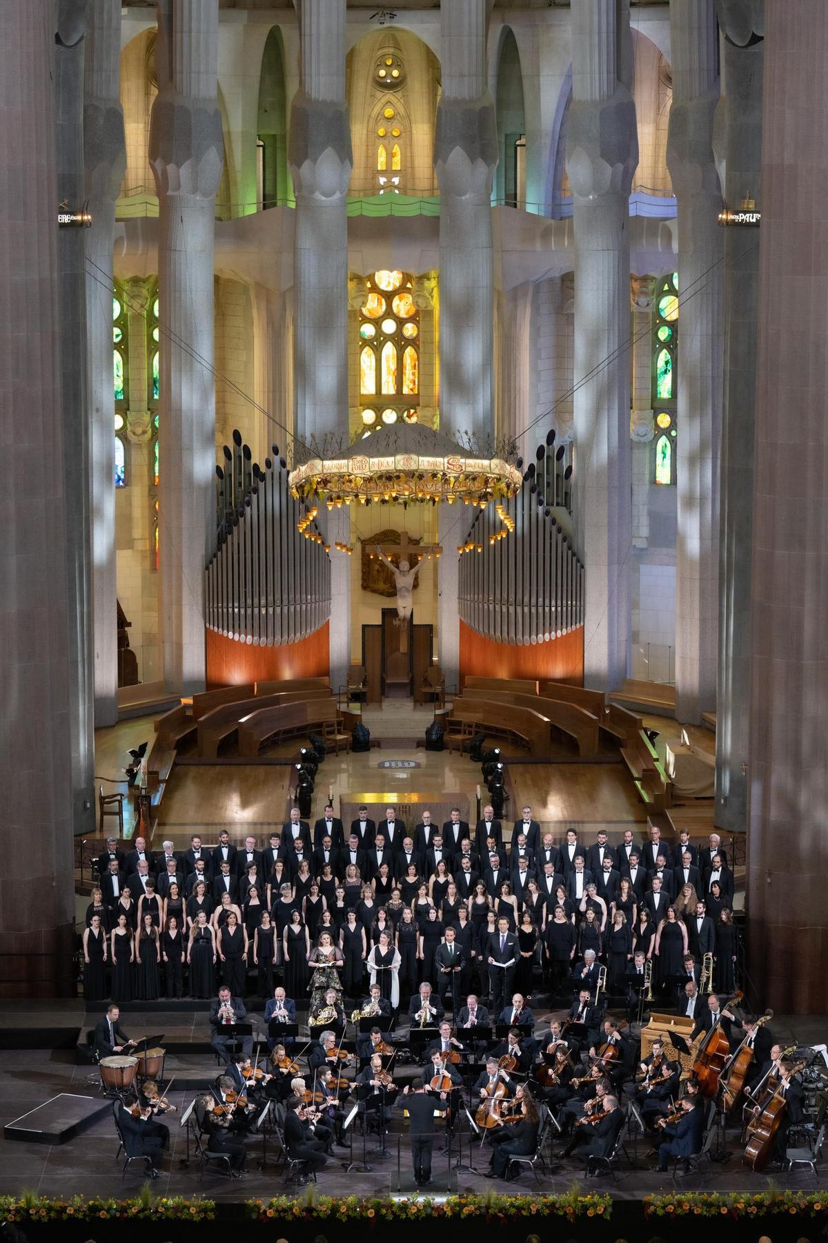 La Filarmónica de Berlín en la Sagrada Familia.