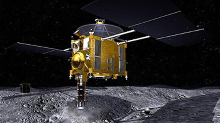 Una sonda espacial vuelve a la Tierra tras posarse en un asteroide