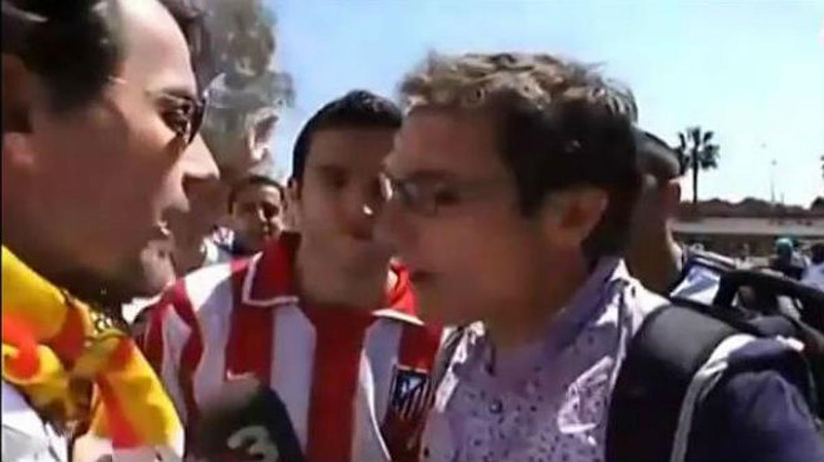 Aficionados del Real Madrid increpan a un periodista de TV3 y a un ...