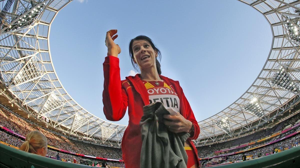 Ruth Beitia entra por los pelos en la final de altura