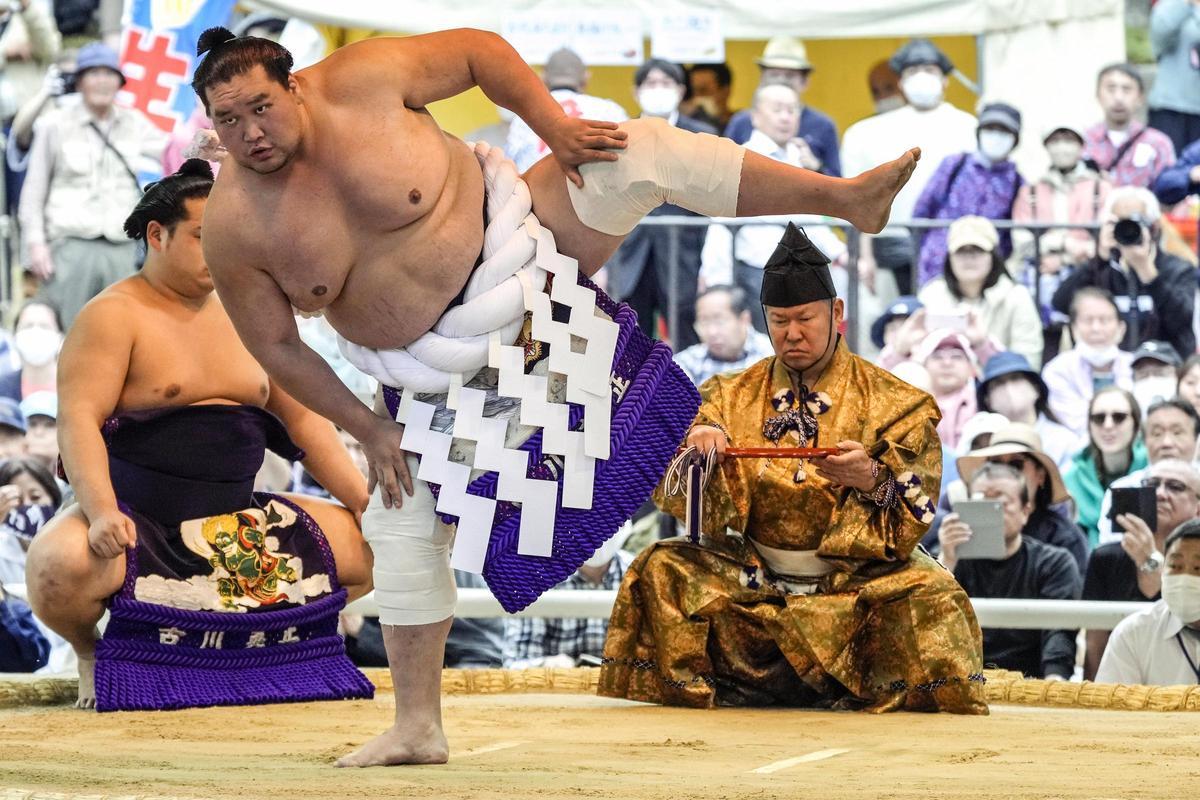Torneo anual de sumo Honozumo en Tokio | FOTOS