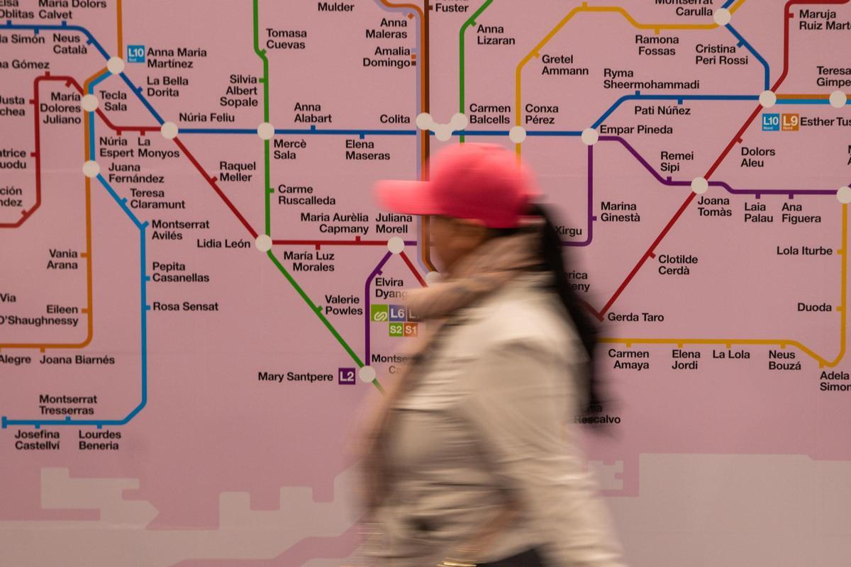 MAPA | Busca cómo se llama tu parada en el mapa de metro feminista de ...