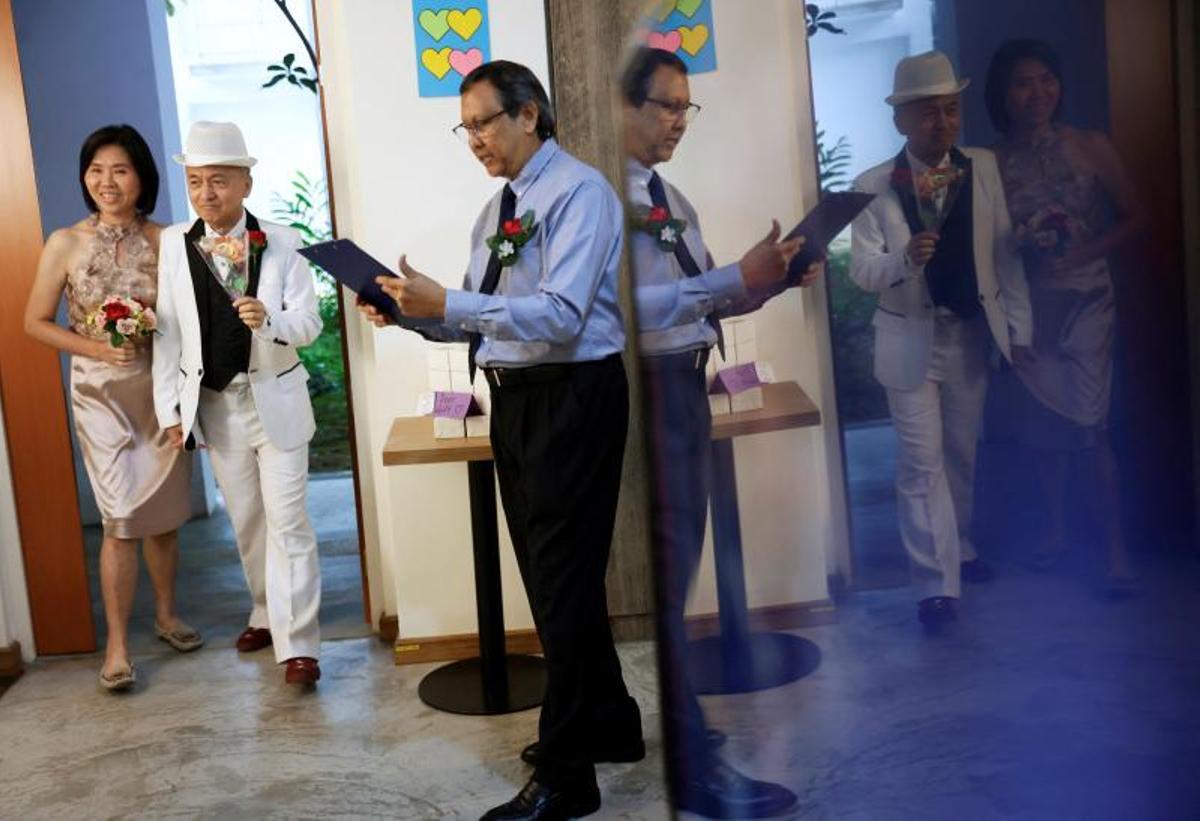 Imágenes del día de San Valentín en el mundo