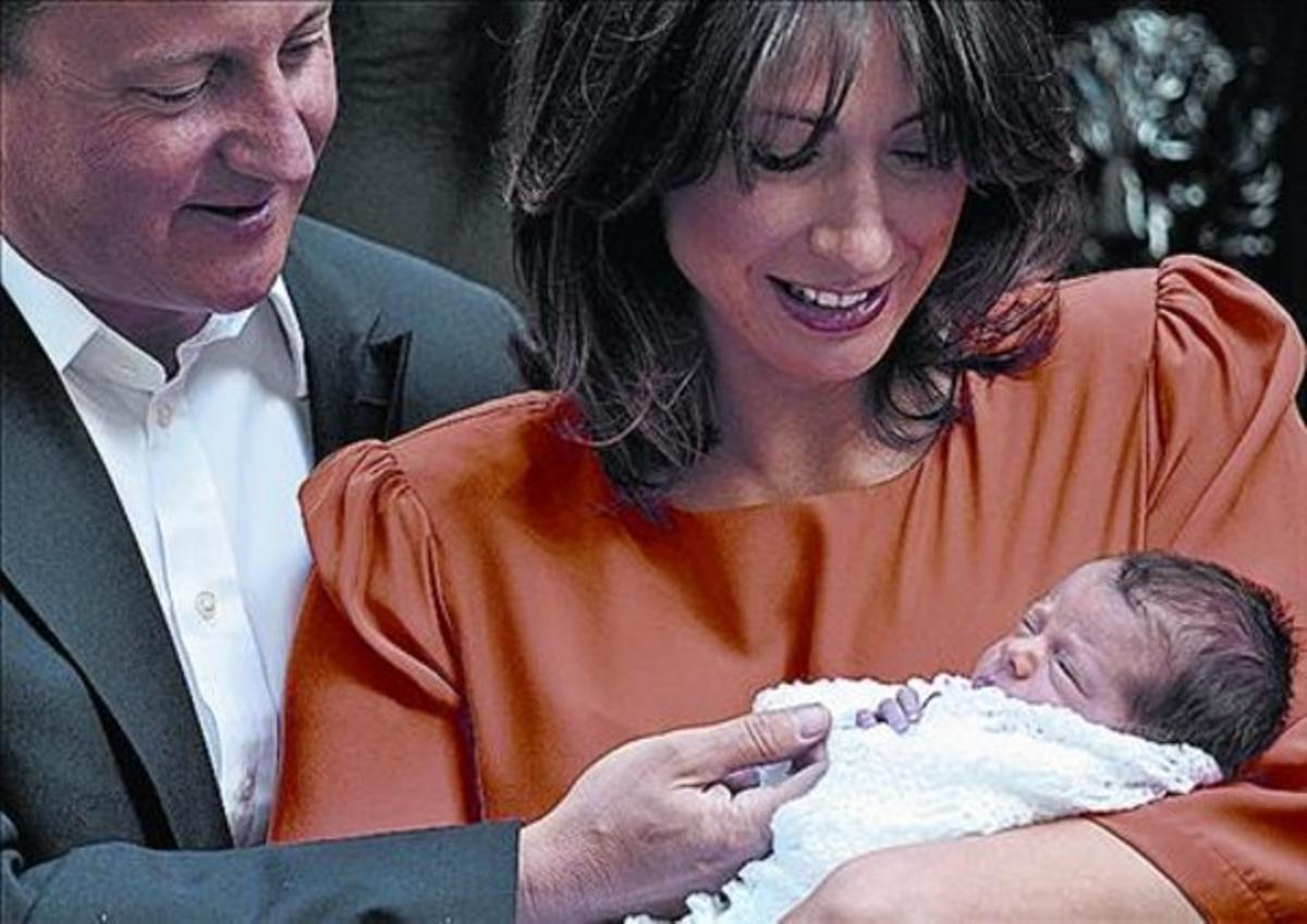 Los Cameron presentan a su hija Florence