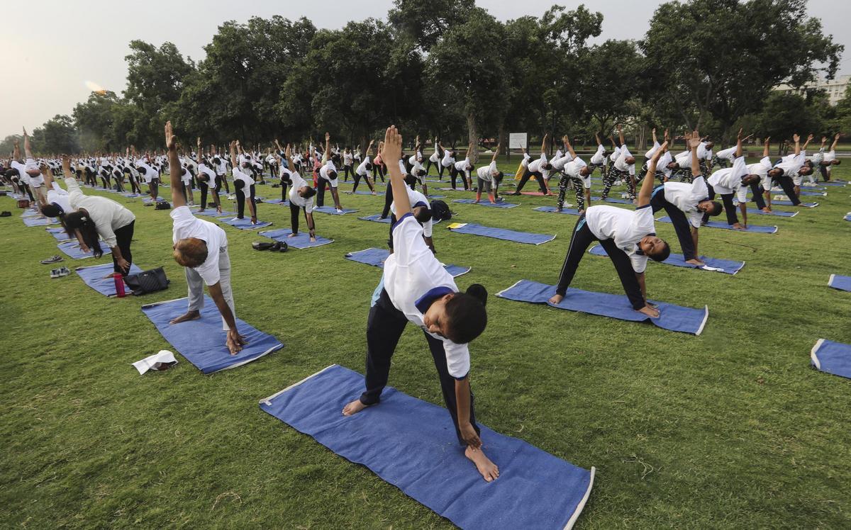 Día Internacional del Yoga en la India | FOTOS